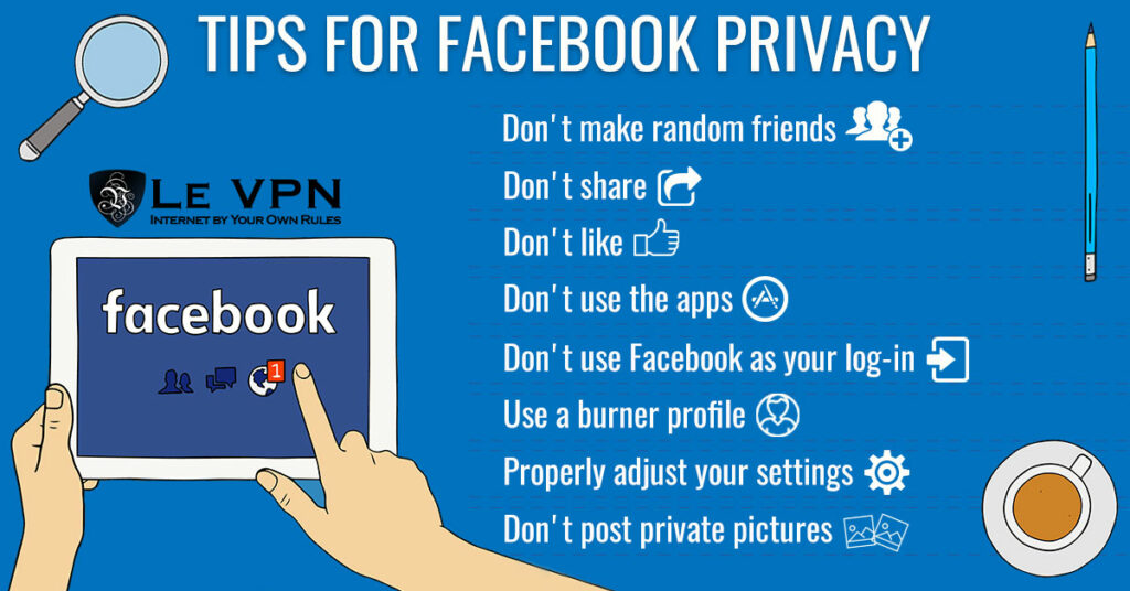 Tips for a secure Facebook account. | Le VPN